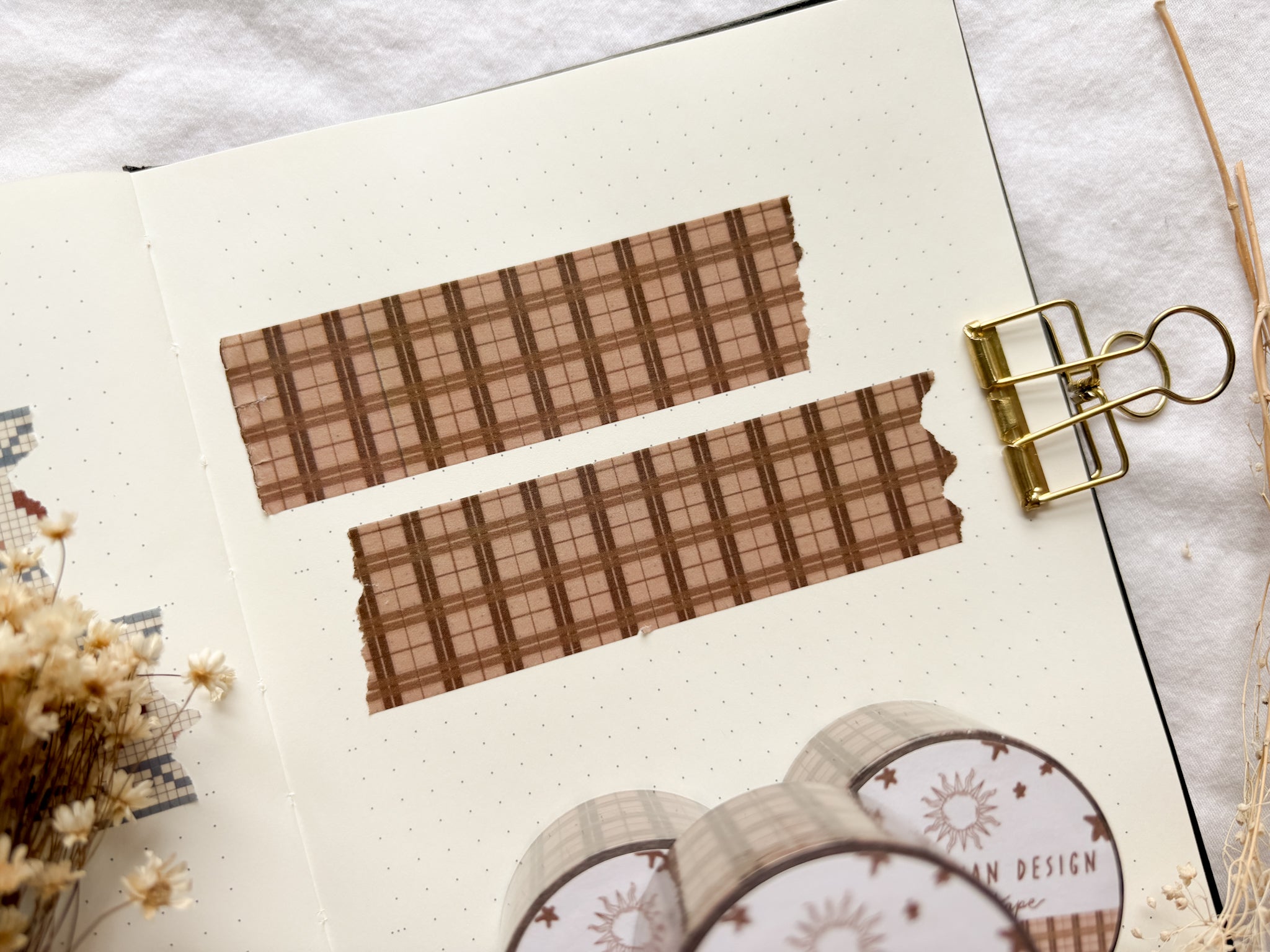Brown Plaid Washi Tape – Taylor Ryan Design