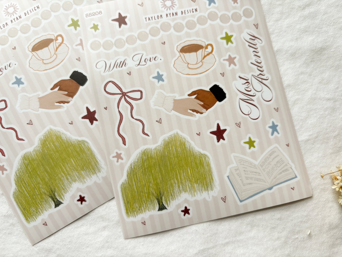 Literary Romance Sticker Sheet – Taylor Ryan Design