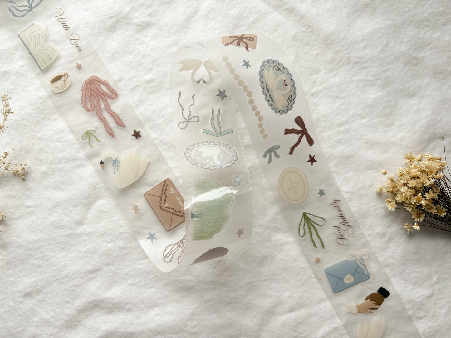 Literary Romance PET Tape (PRE-CUT) – Taylor Ryan Design