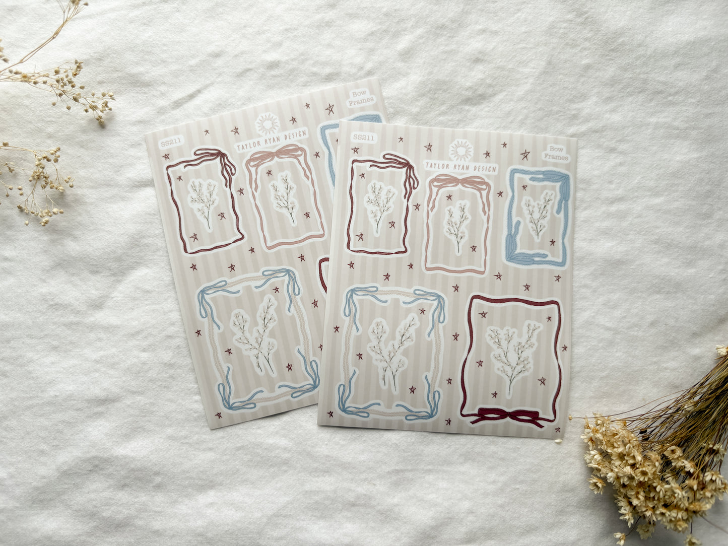Bow Frames Sticker Sheet – Taylor Ryan Design