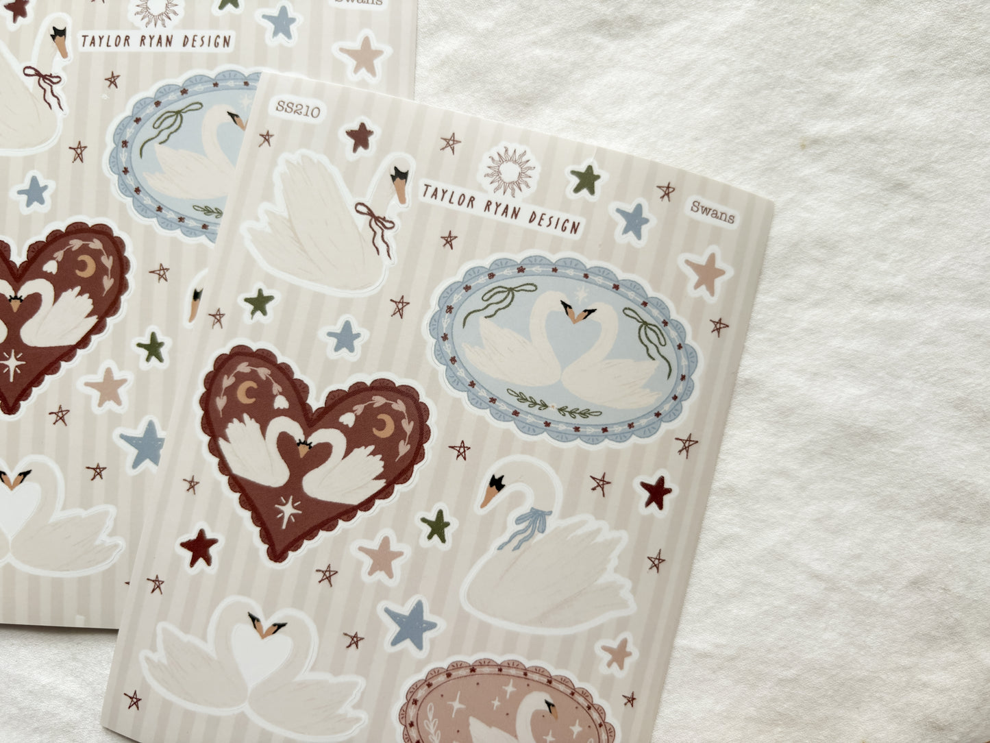 Swans Sticker Sheet – Taylor Ryan Design